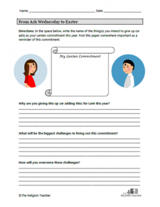 Ash Wednesday Lesson Plan