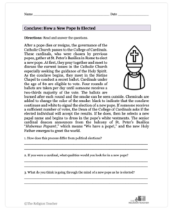 Papal Conclave Lesson Plan