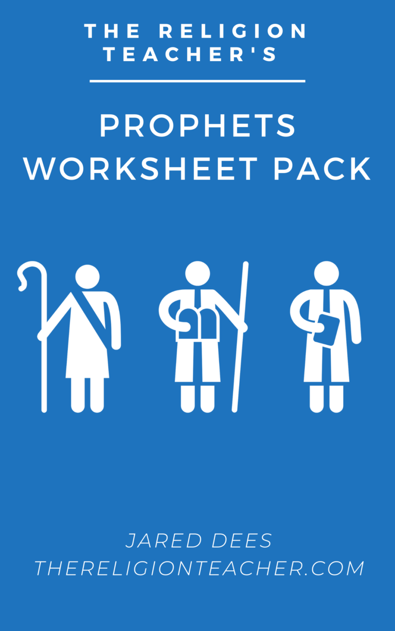 The Religion Teacher's Prophets Worksheet Pack