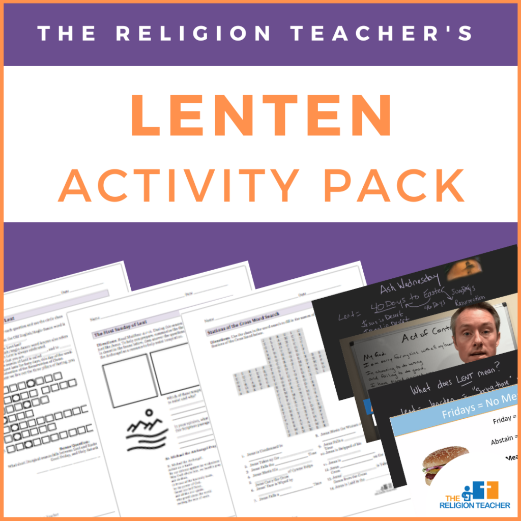 The Religion Teacher's Lenten Activity Pack