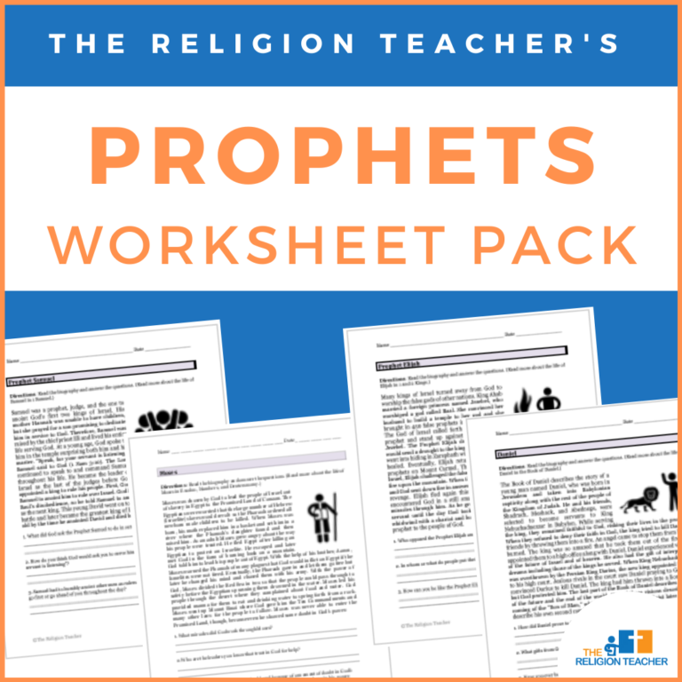 Old Testament Prophets Lesson Plan | The Religion Teacher | Catholic ...