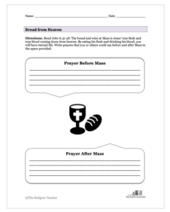 Bread of Life Lesson Plan & Activities | The Religion Teacher ...